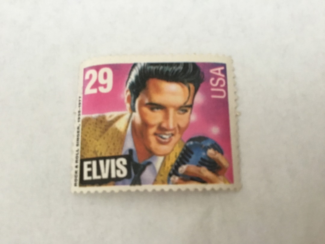 Vintage 1993 First Day of Issue Elvis 29 Cents Stamp.back Stamped Newna ...