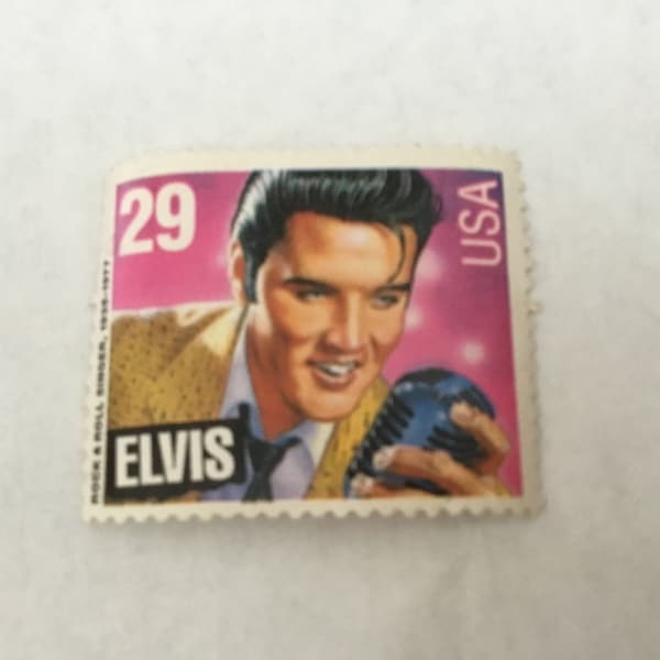 Elvis Stamp - Etsy