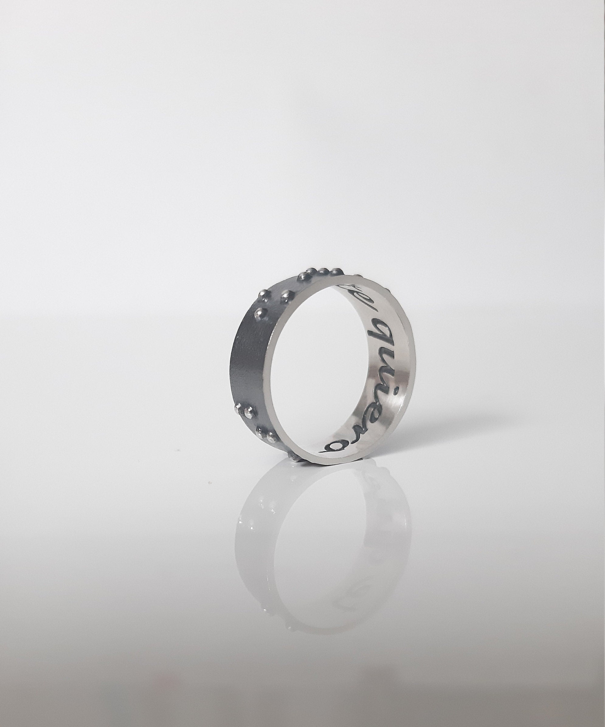 Braille Ring Love Ring I Love You Ring Dot Ring Braille - Etsy