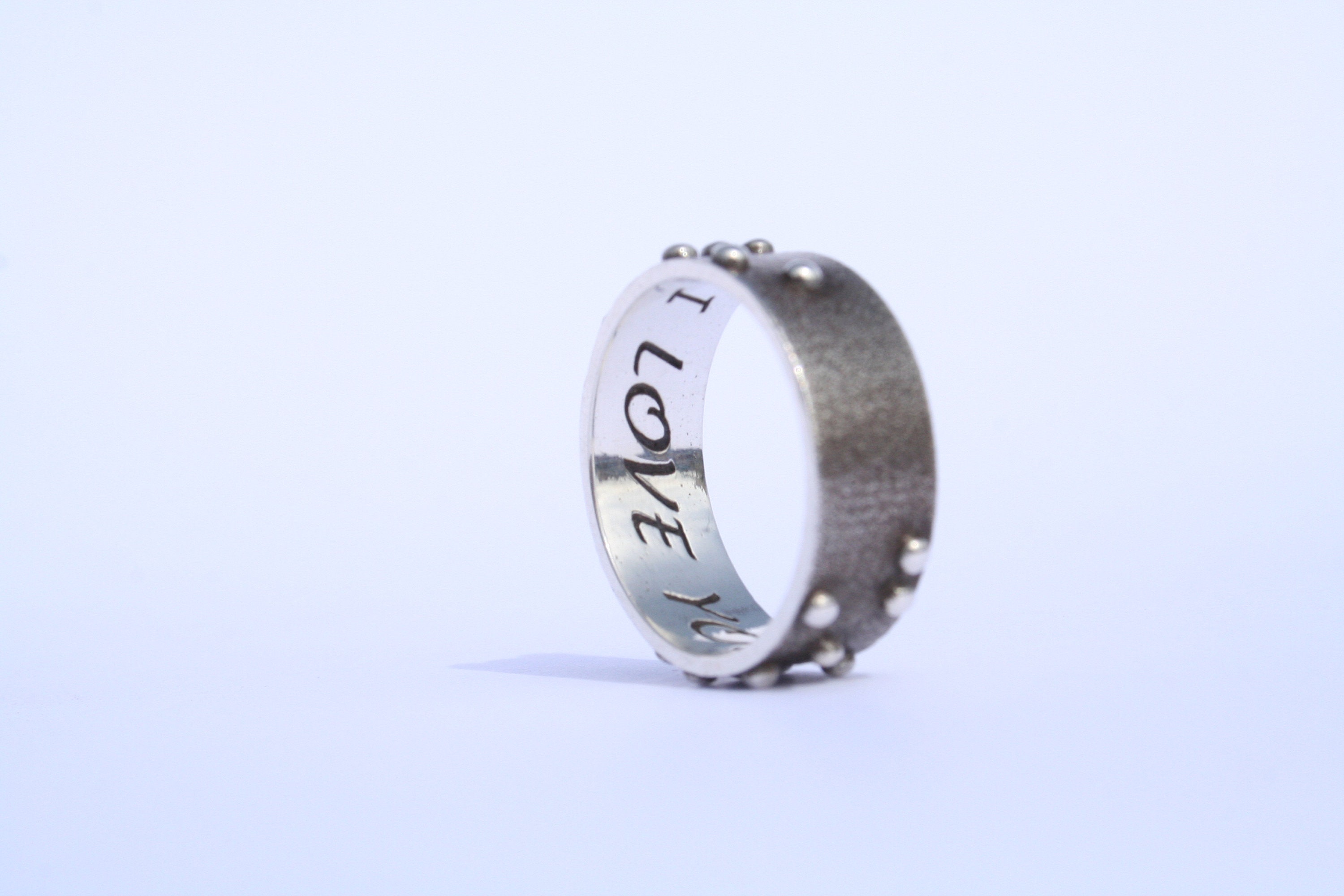 Braille Ring Love Ring I Love You Ring Dot Ring Braille - Etsy