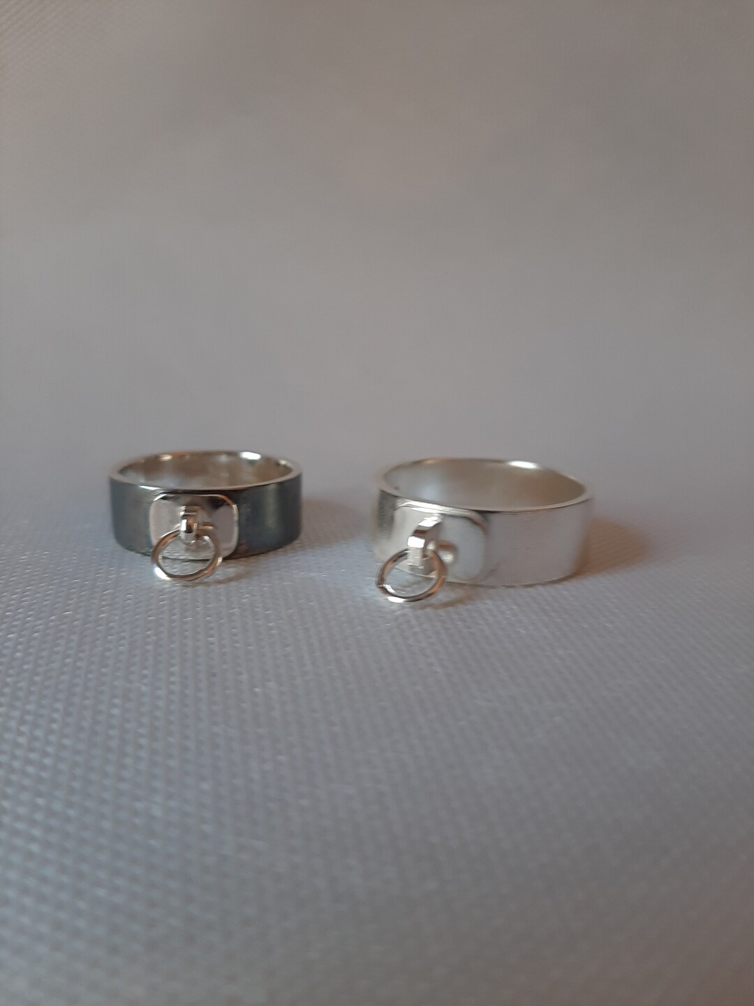 Story of O Ring, Collar Rings, 925 Sterling Silver Slave Ring, BDSM Slave Ring, O Ring Collar ...