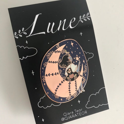 Galaxy Anatomical Heart Mini Enamel Pin Blue & Silver - Etsy