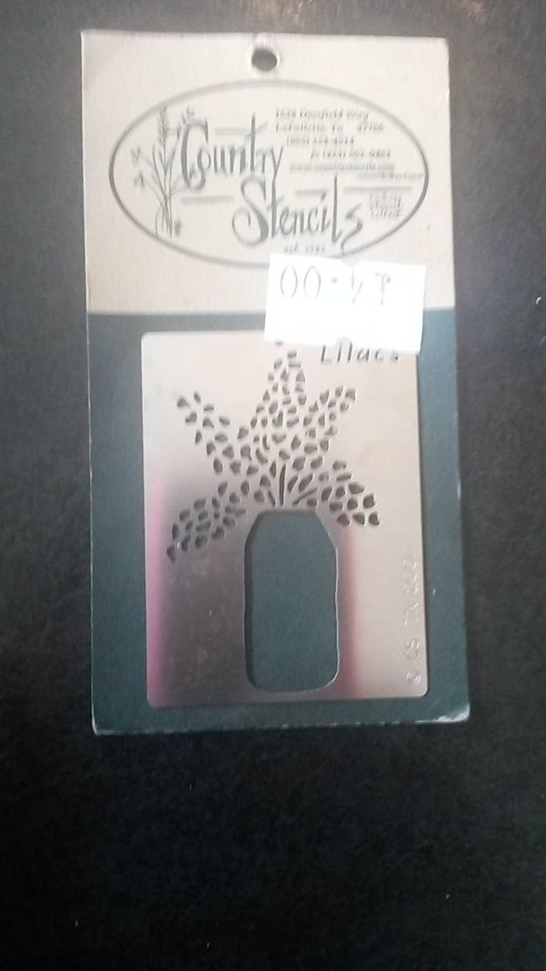 Lilacs and Cacti Stencils Template - Etsy