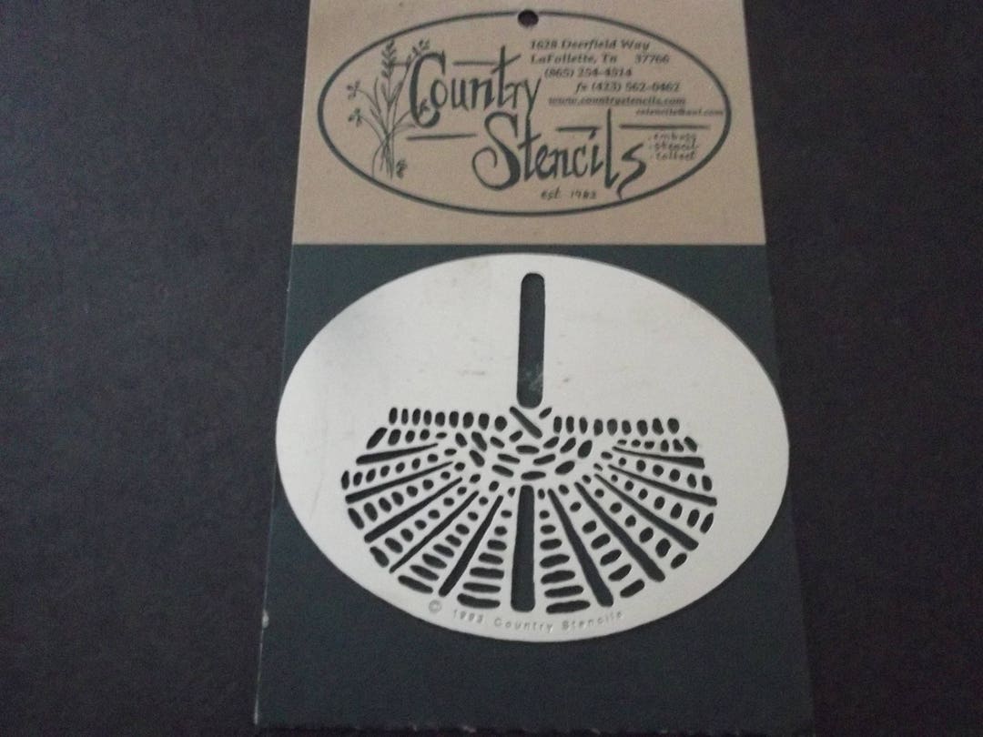 Fan Stencil , Embossing Template, Reusable Stencil, Steel Stencil ...