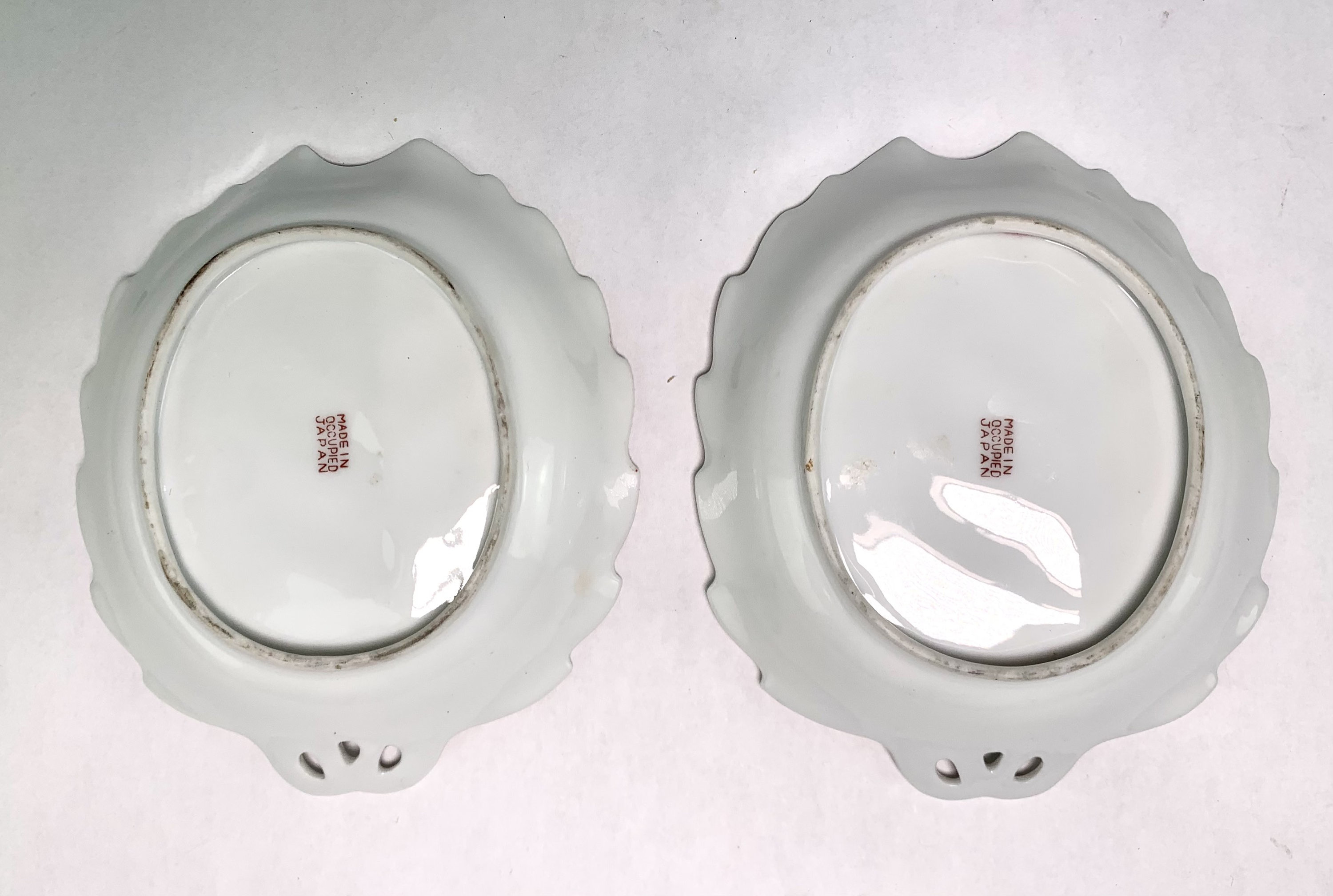 Set of 2 Vintage Antique Gilted OCCUPIED JAPAN Plates - Etsy