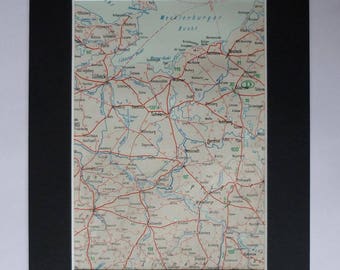 Map of Germany 1930s - Etsy