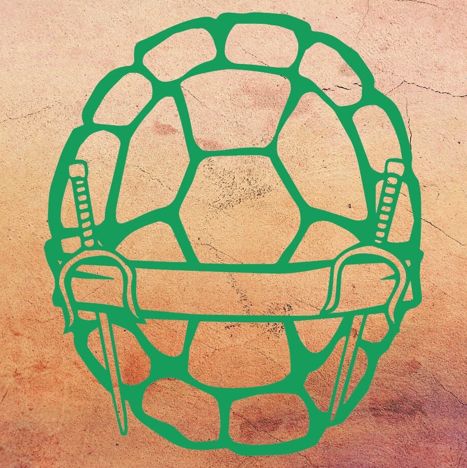 TMNT Turtle Shells Decal, Personalised Vinyl Decal, Turtles, Stickers ...