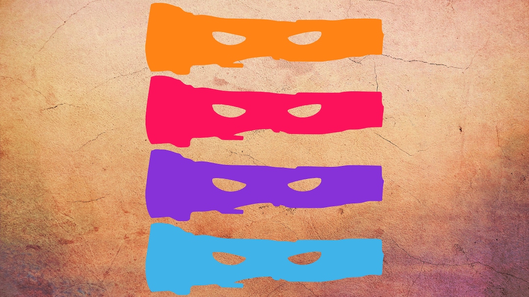 TMNT Decal Set 2, Personalised Vinyl Decal, Turtles, Stickers ...