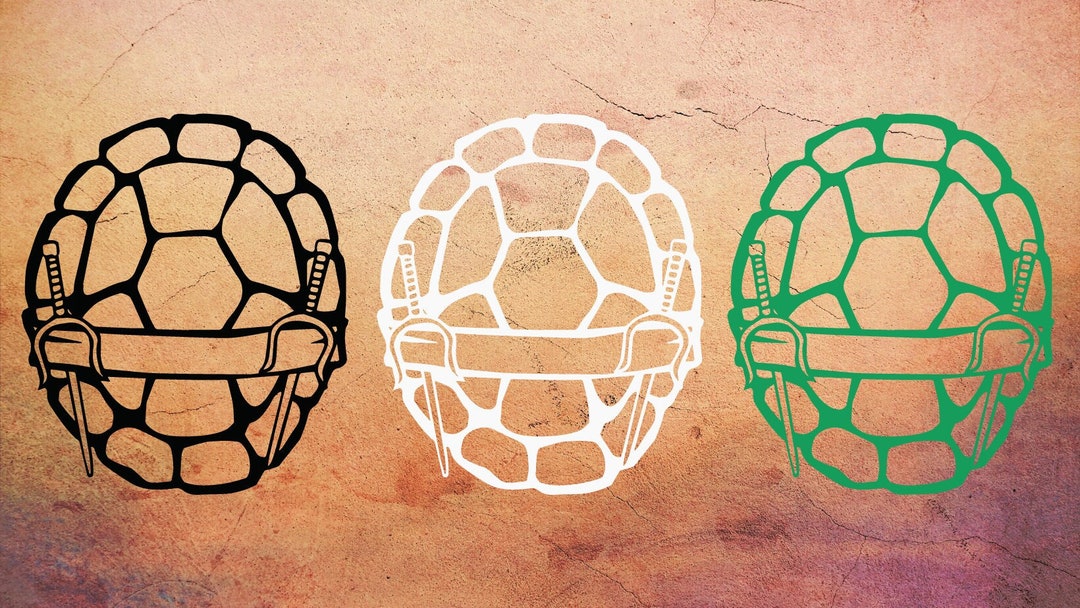 TMNT Turtle Shells Decal, Personalised Vinyl Decal, Turtles, Stickers ...