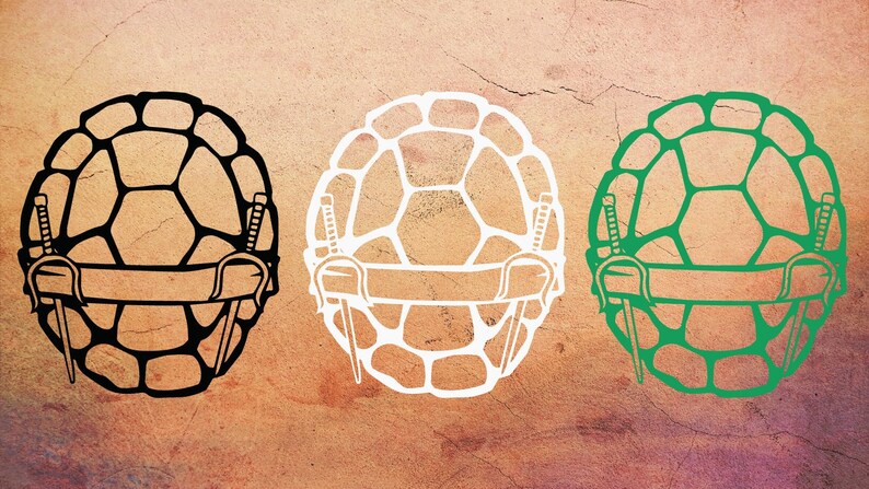 TMNT Turtle Shells Decal, Personalised Vinyl Decal, Turtles, Stickers ...