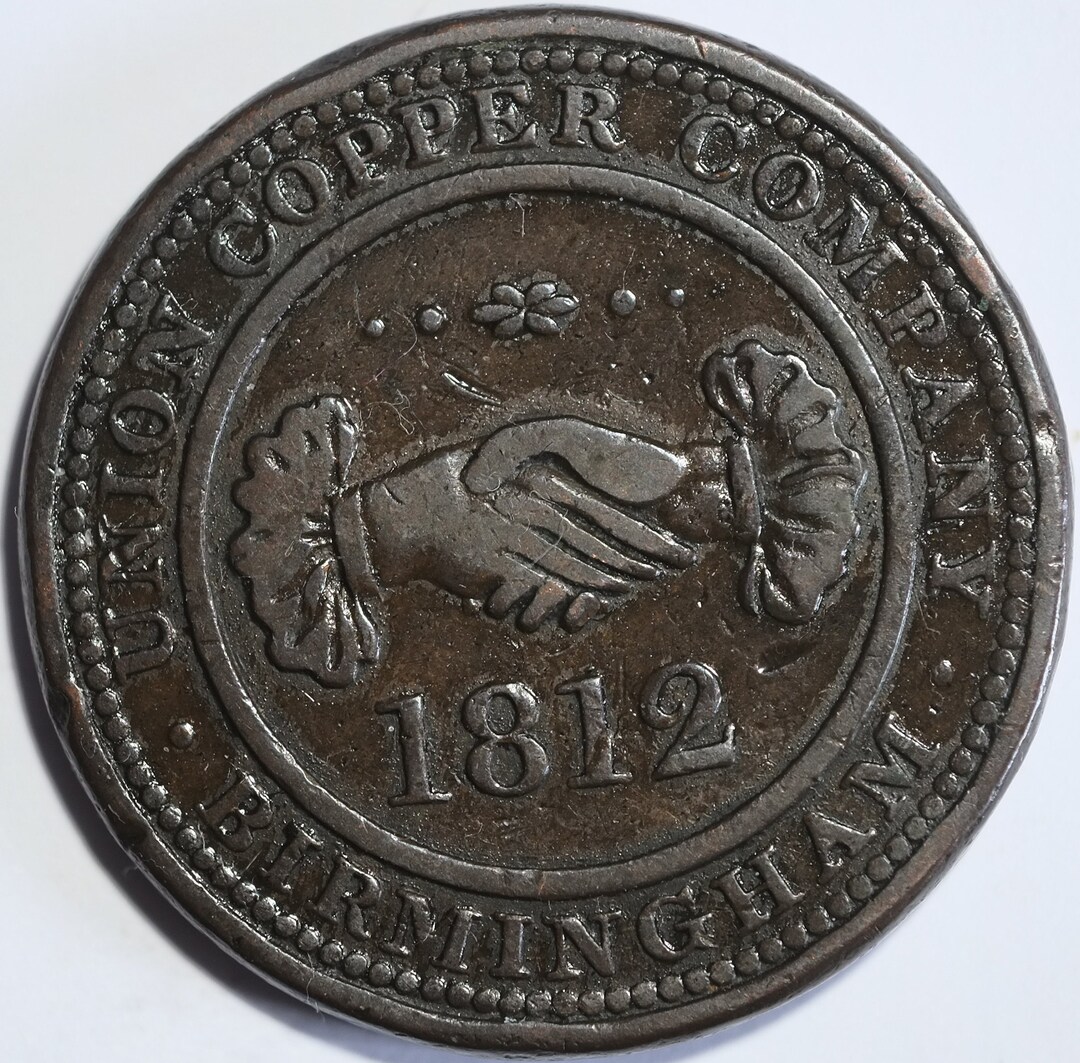 1812 One Penny Token Birmingham Union Copper Company - Etsy