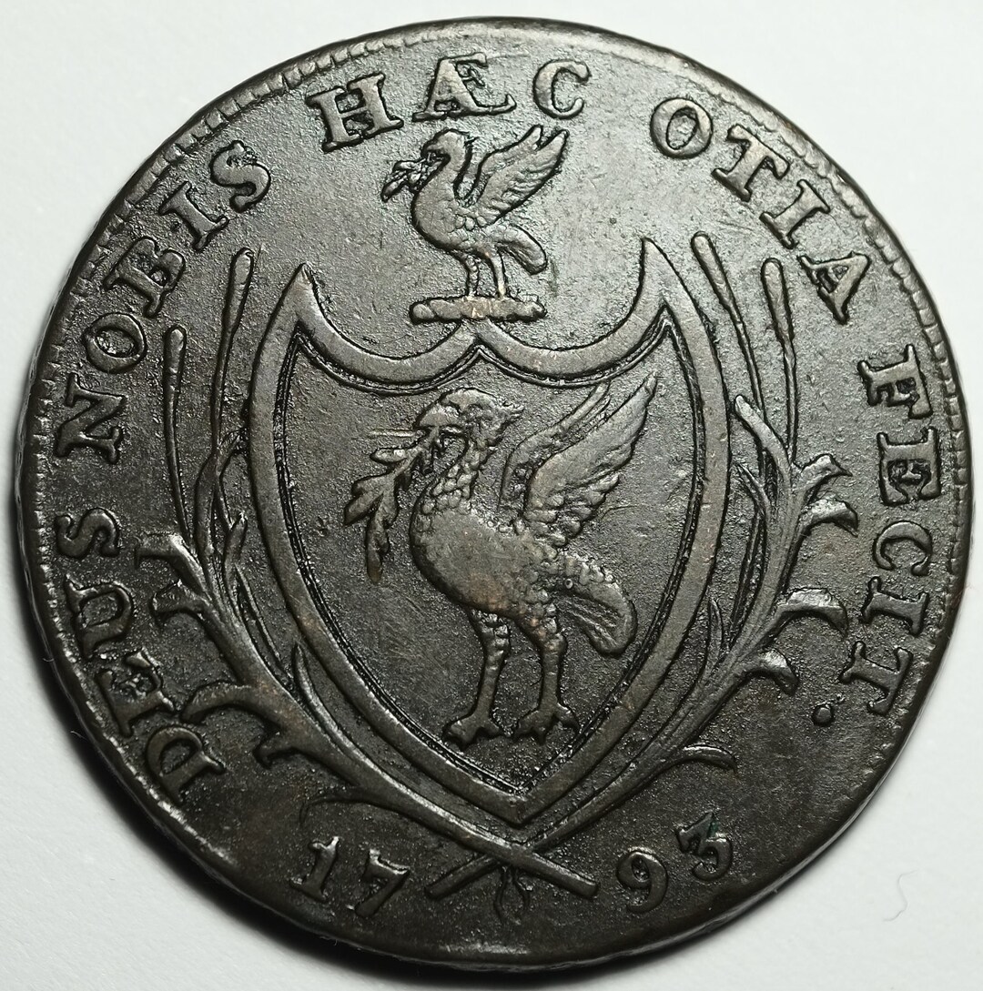 1793 Liverpool Half Penny Token - Etsy