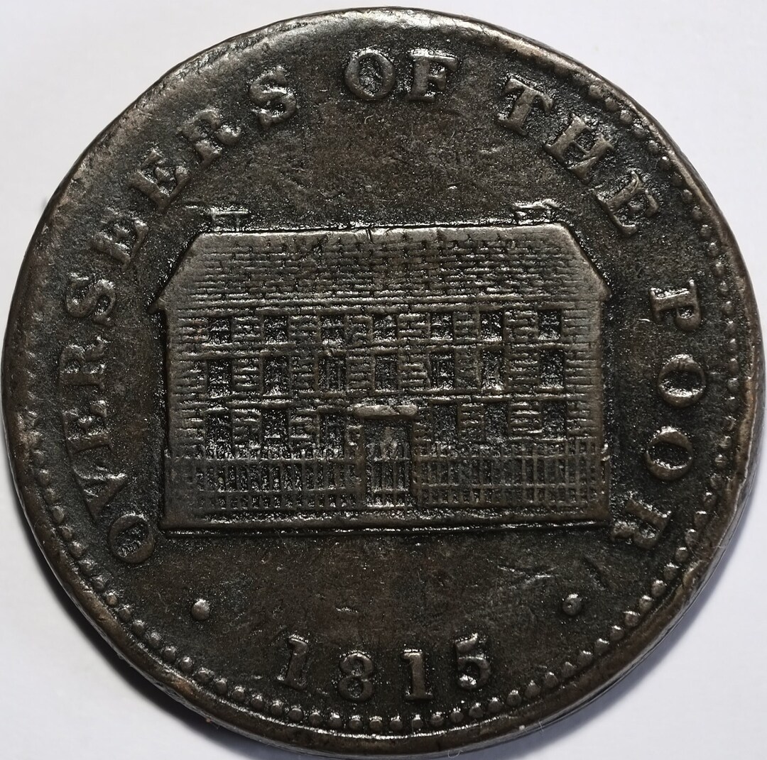 1815 One Penny Token Sheffield Yorkshire Overseers of the Poor - Etsy