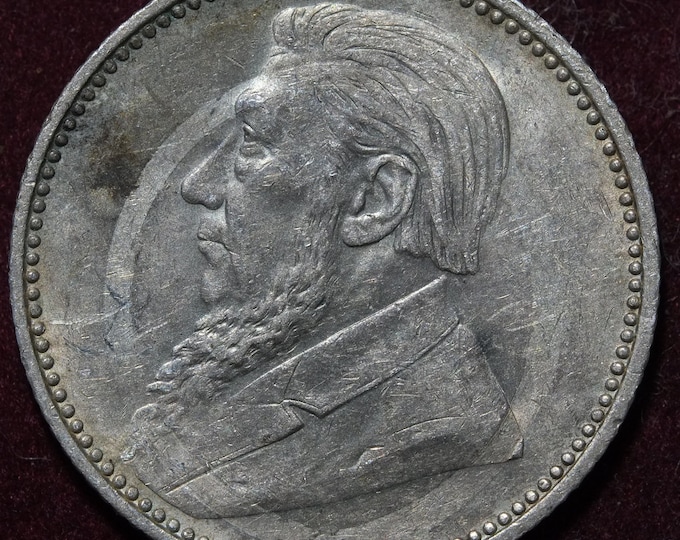 1897 ZAR Republic of South Africa Silver Sixpence Coin - Etsy