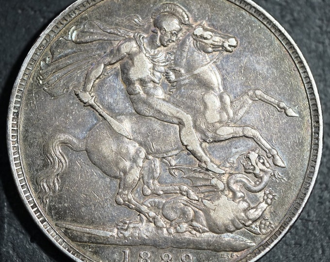 1889 Victorian Silver Crown - Etsy