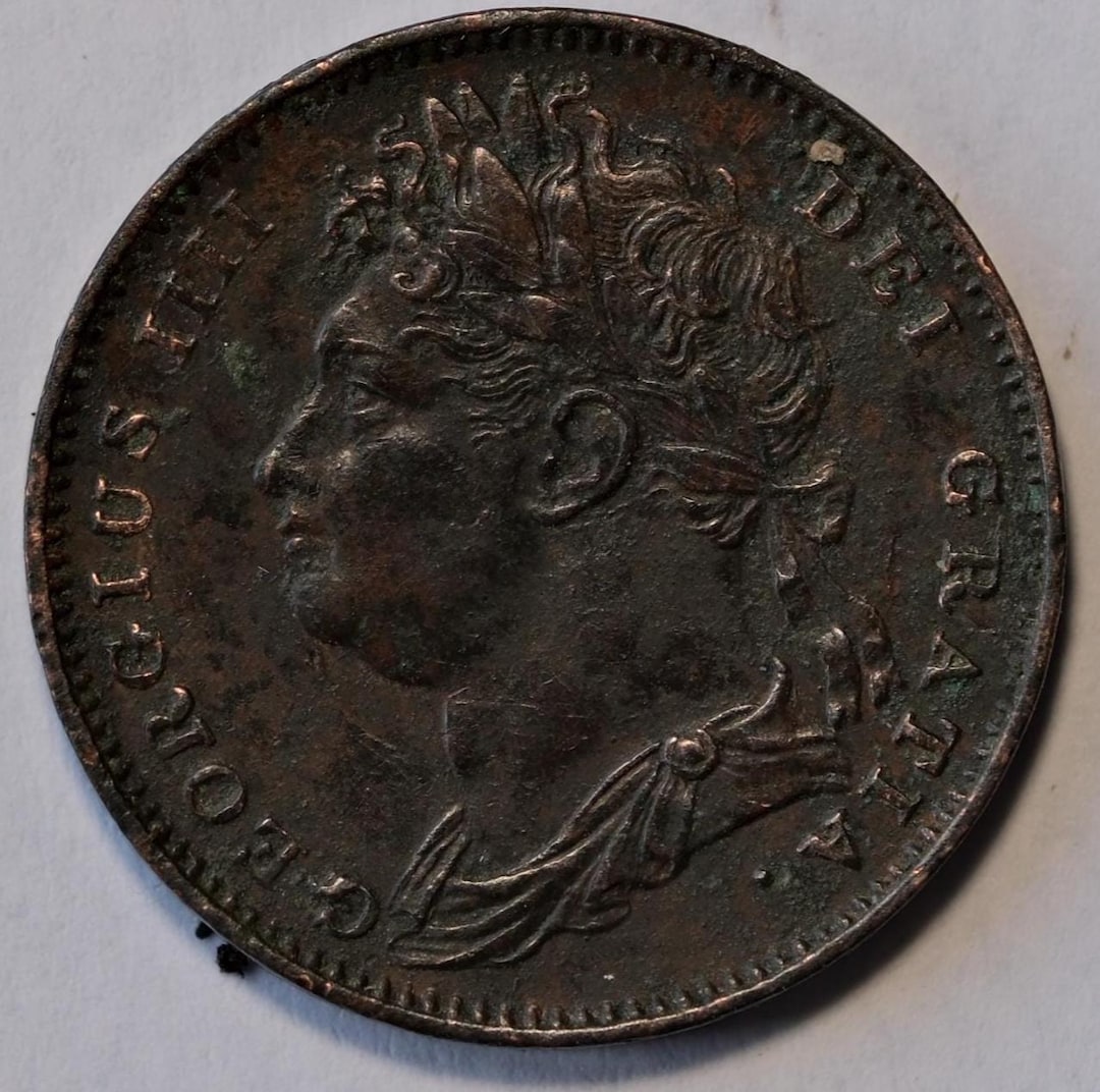 1823 George IIII Farthing Draped Bust - Etsy