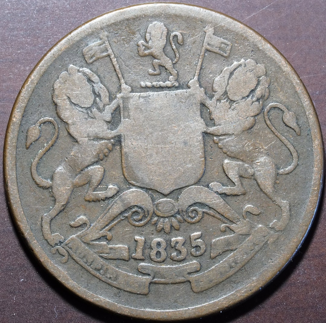 1835 British East India Company Half Anna - Etsy