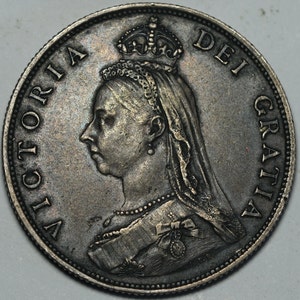 1887 Victorian Florin Silver Coin - Etsy
