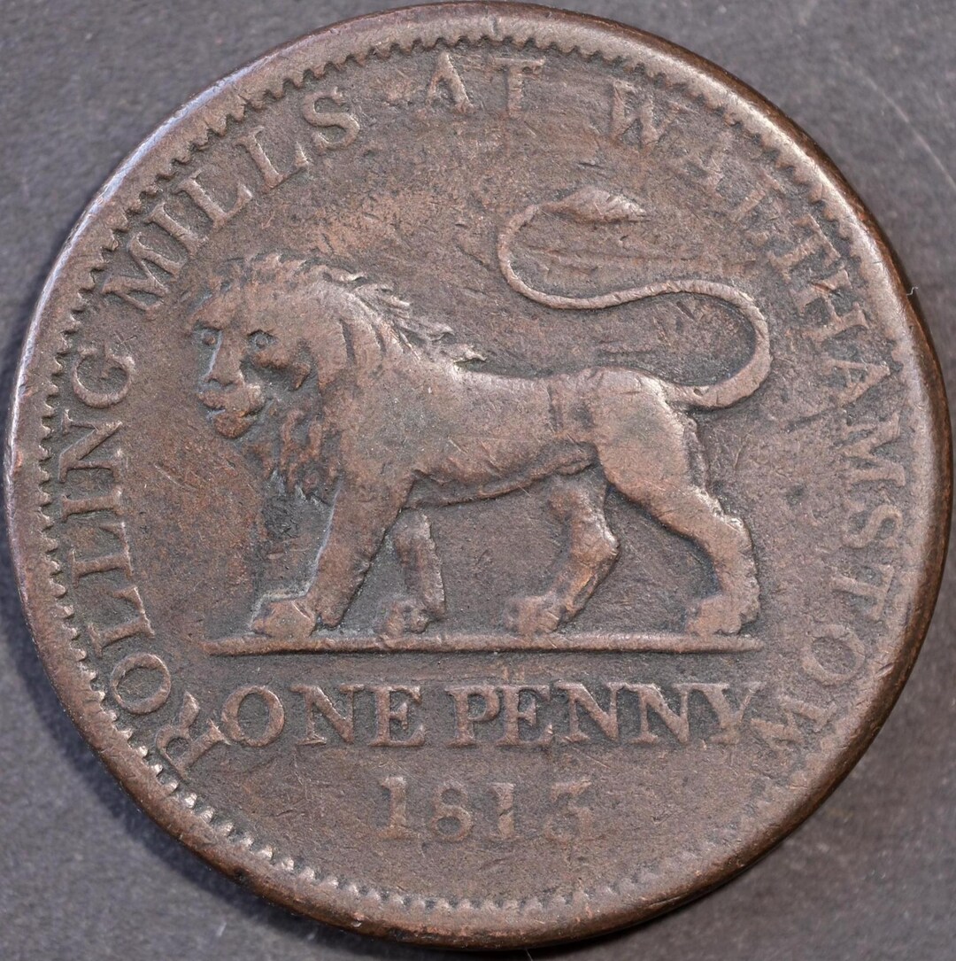 1812 Rolling Mills at Walthemstow British Copper Company One Penny ...
