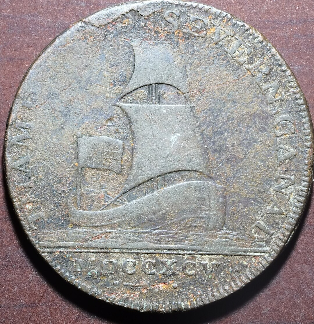 1795 Brimscombe Port Thames Severn Canal Halfpenny Token ...