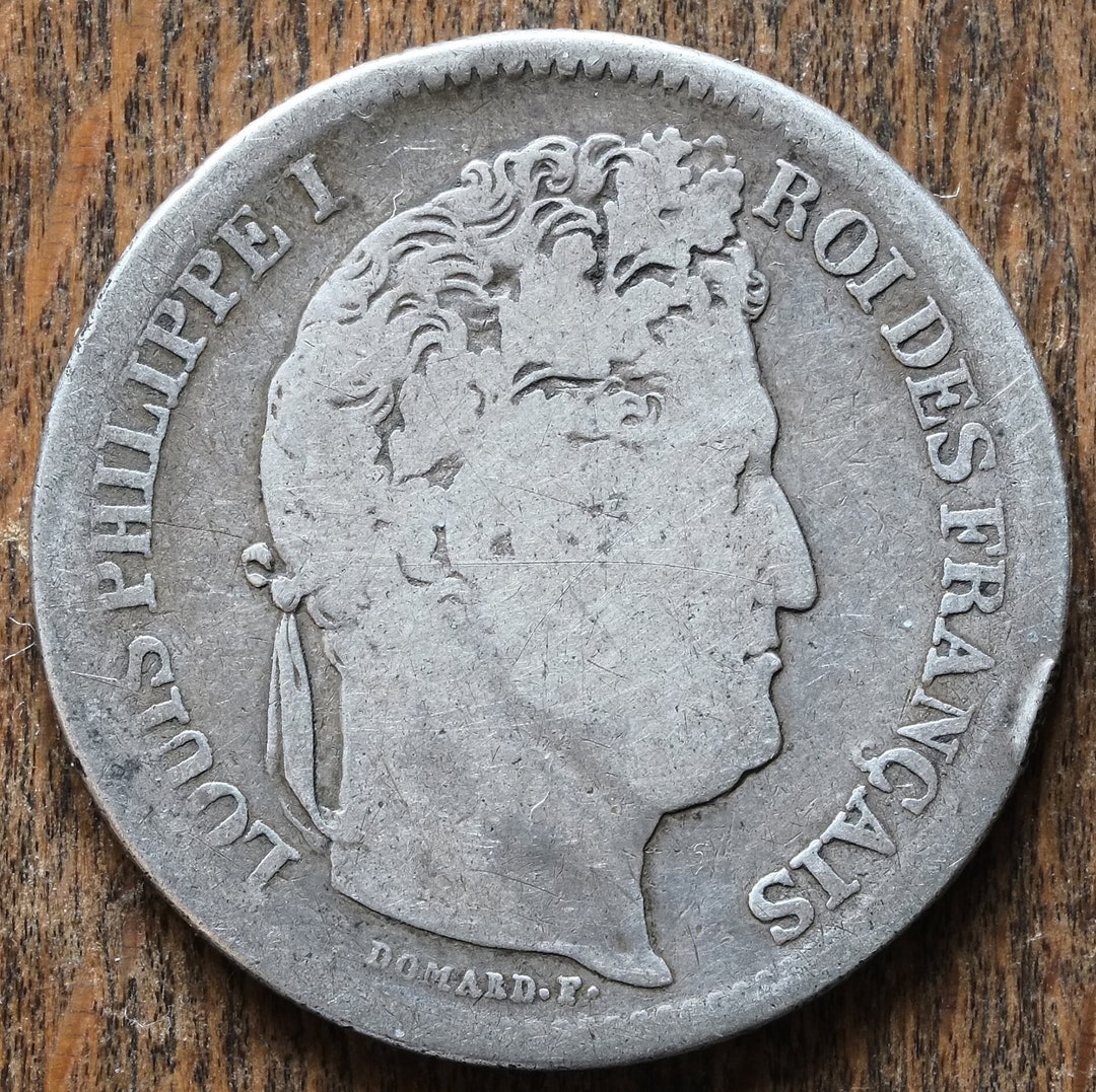 1834 H Zilver 2 Frank Louis Philippe I Frankrijk - Etsy Nederland