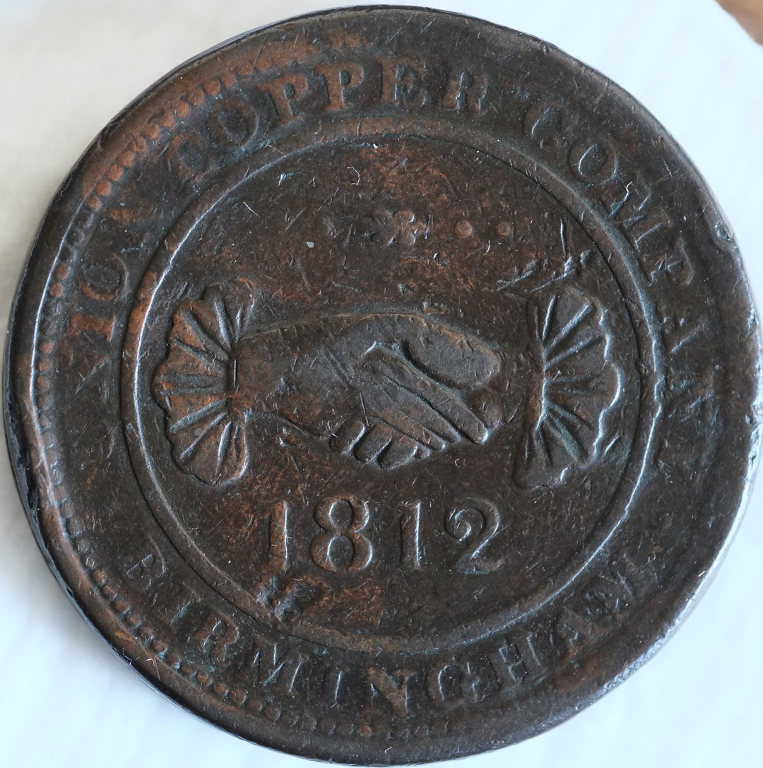 1812 One Penny Token Birmingham Union Copper Company - Etsy