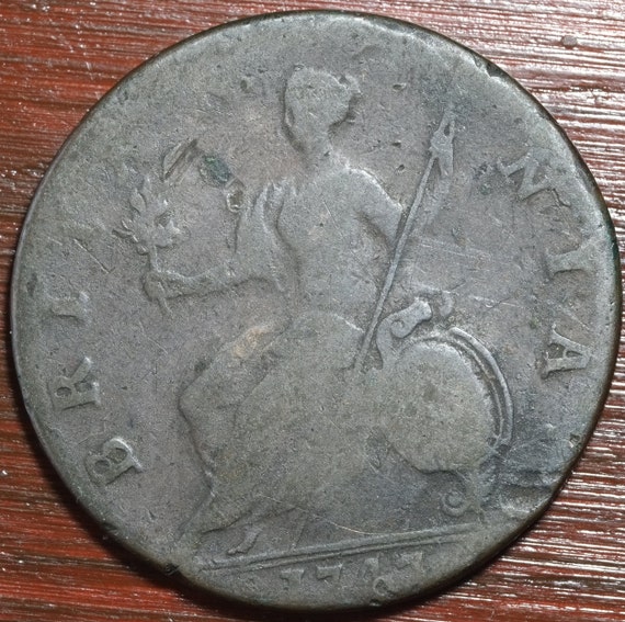 Art & Collectibles 1743 George II half penny coin Collectibles etna.com.pe