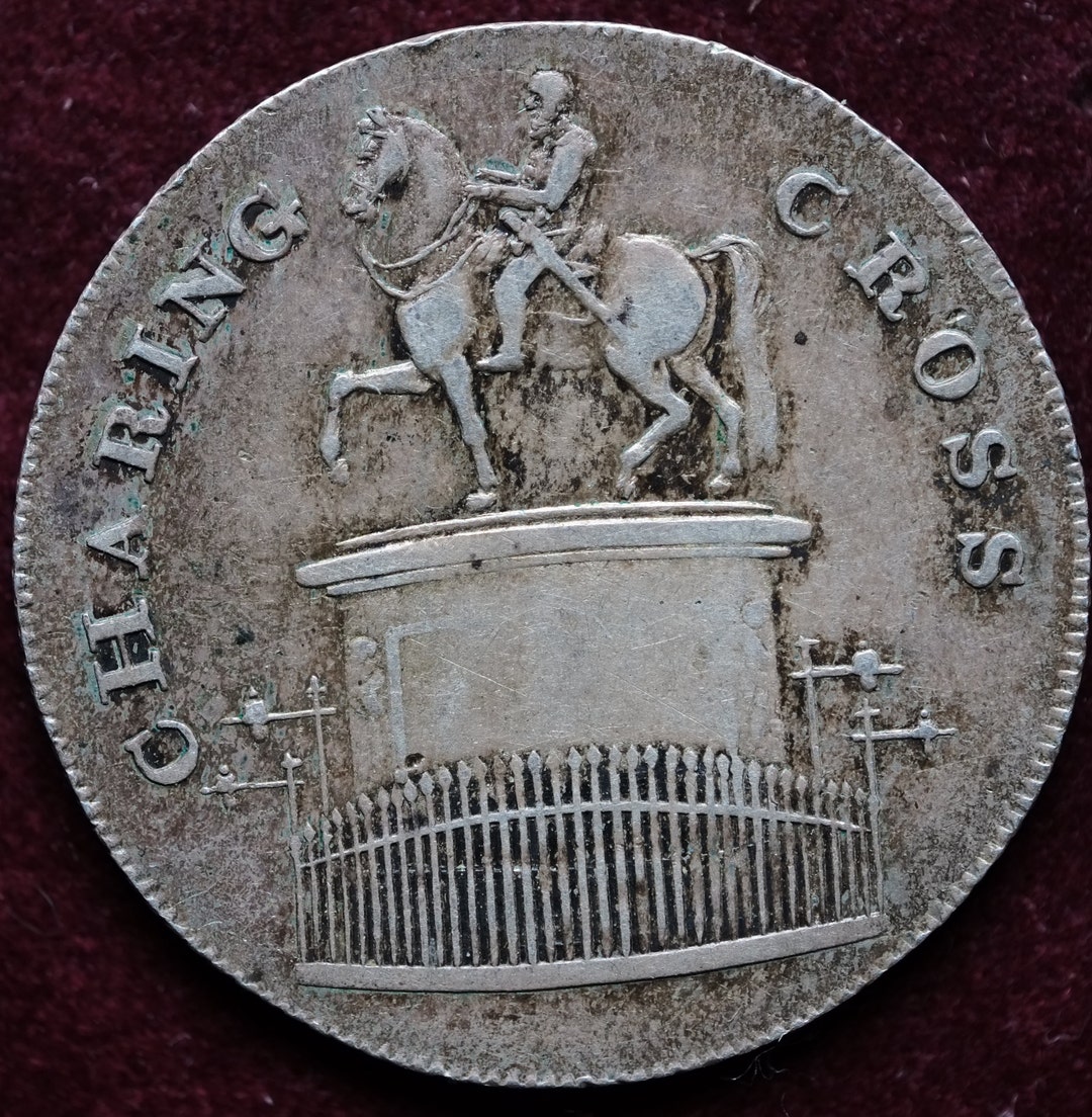 Early 19th Century Silver Shilling Token Charing Cross - Etsy Norway