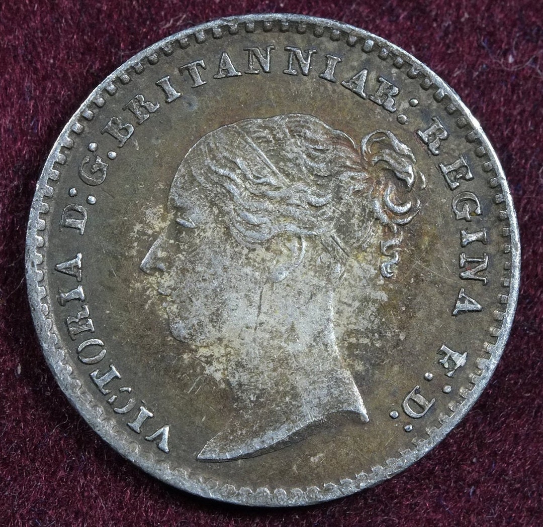 1879 Silver One Penny Maundy Coin - Etsy UK
