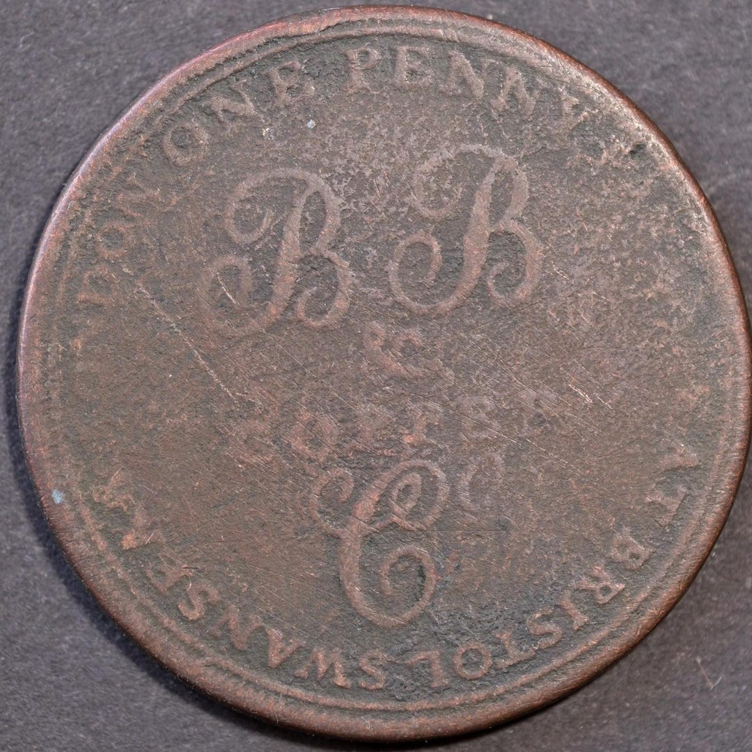 1811 One Penny Token Bristol Brass & Copper Company - Etsy