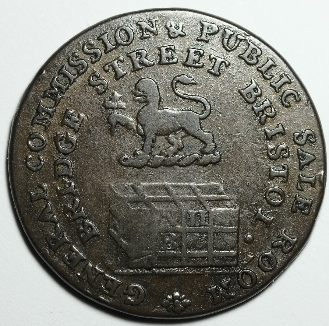 1795 Half Penny Token Somerset Bristol Niblock and Hunters - Etsy