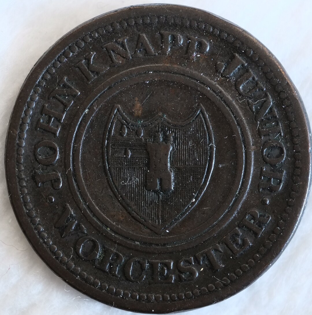 1813 Half Penny Token Worcester - Etsy