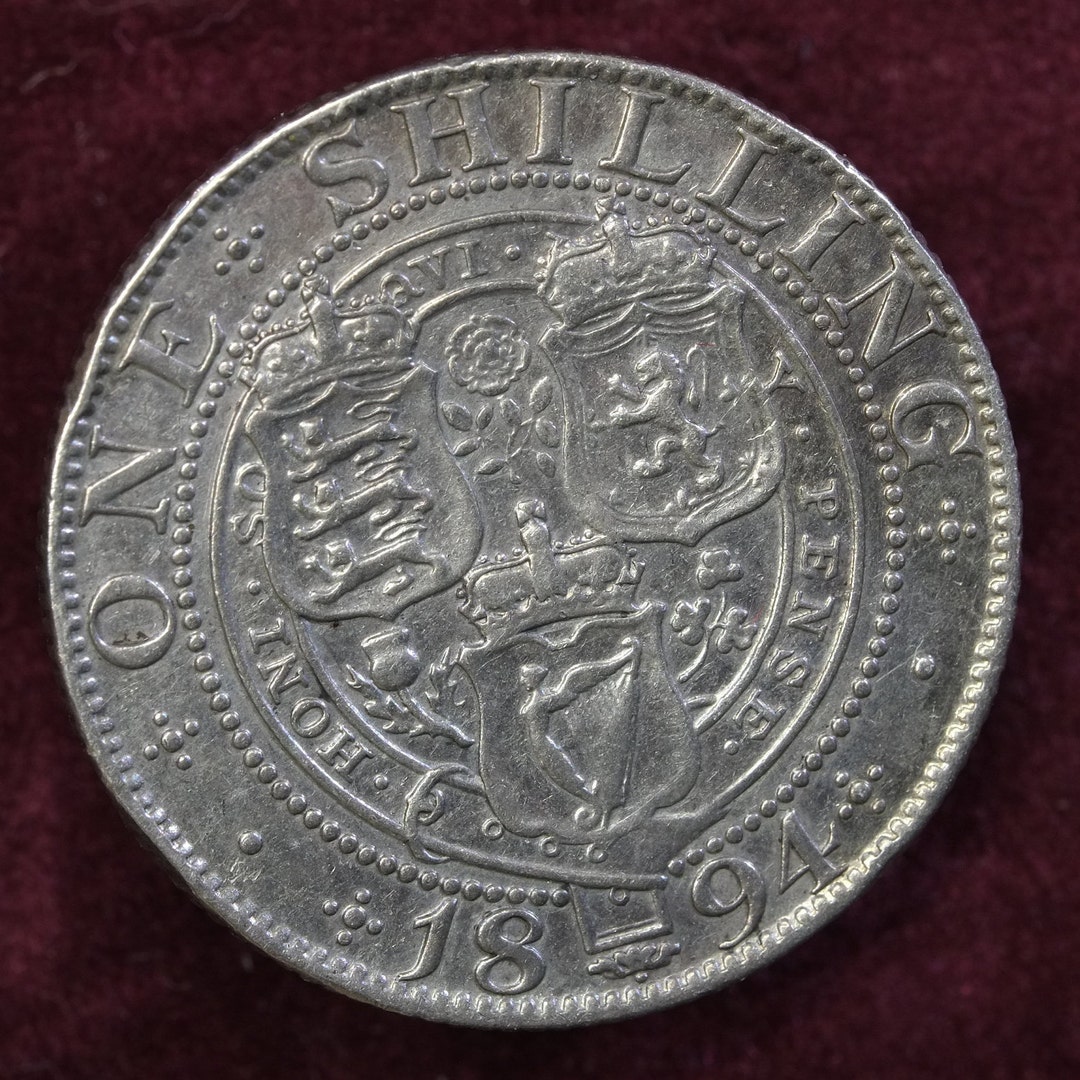 Vintage Coin Brooch Made From a British 1894 Queen Victoria Veiled Head ...