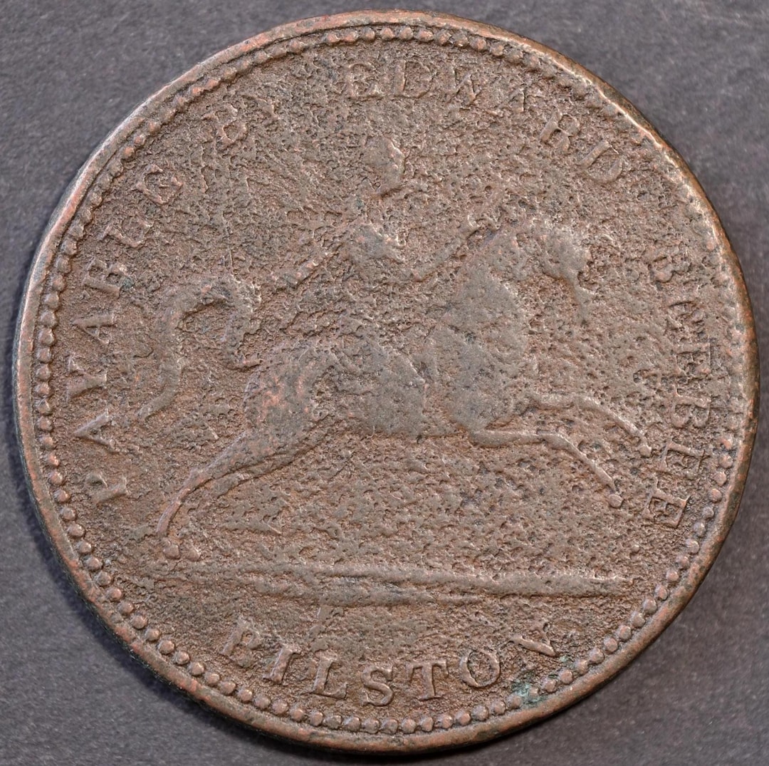 1812 One Penny Token Staffordshire Bilston Edward Beebee - Etsy