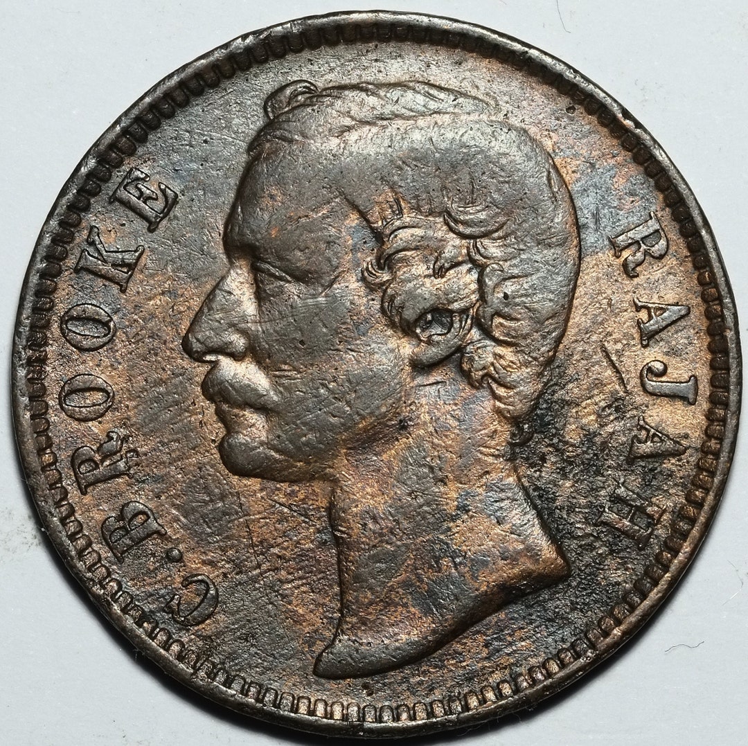 1888 One Cent Sarawak Charles C Brooke Rajah - Etsy