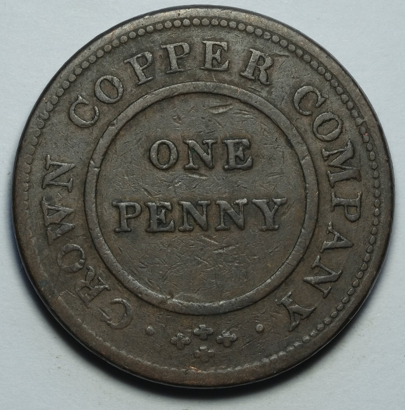 1811 One Penny Token Birmingham Crown Copper Company - Etsy