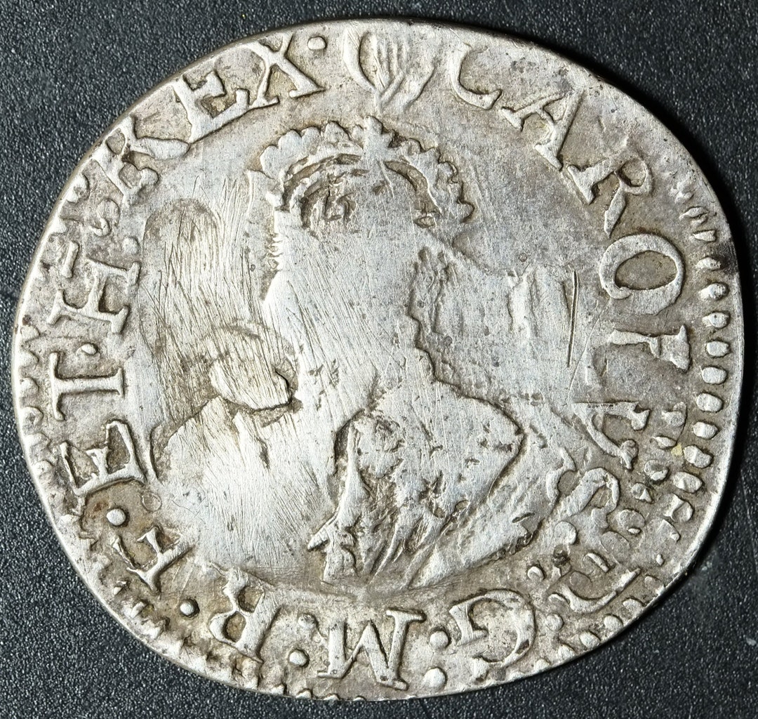 Charles I 1632-1633 Half Groat Harp Mint Mark - Etsy