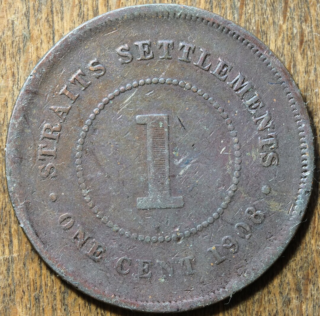 1908 One Cent Edward VII Straits Settlements - Etsy