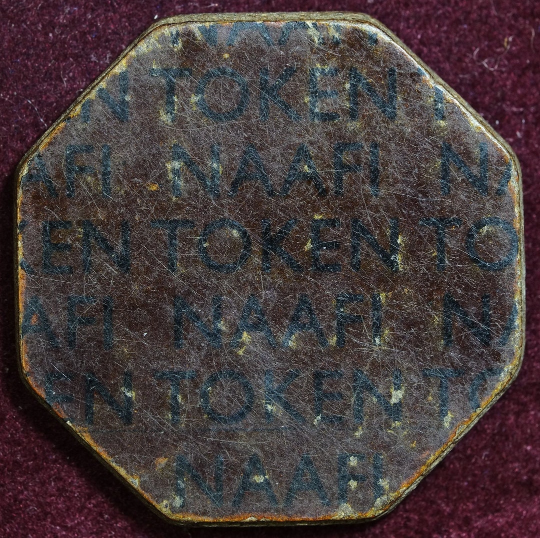 WWII British Armed Forces NAAFI Half Franc Token - Etsy