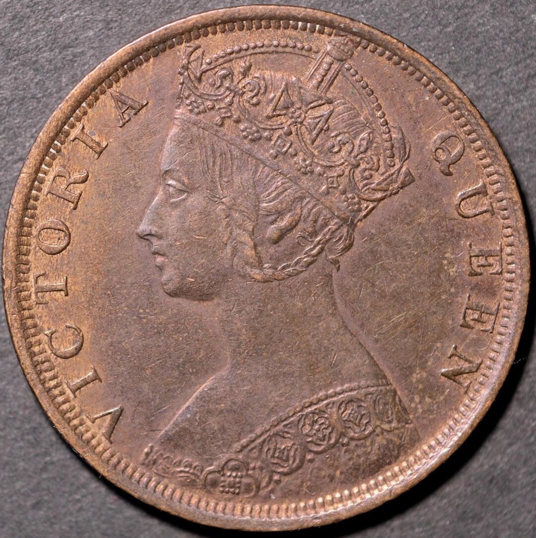 1901 H British Hong Kong One Cent Victoria - Etsy