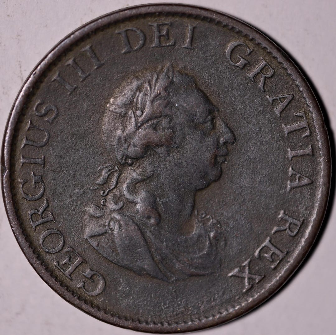1799 King George III Half Penny Coin Soho Mint - Etsy