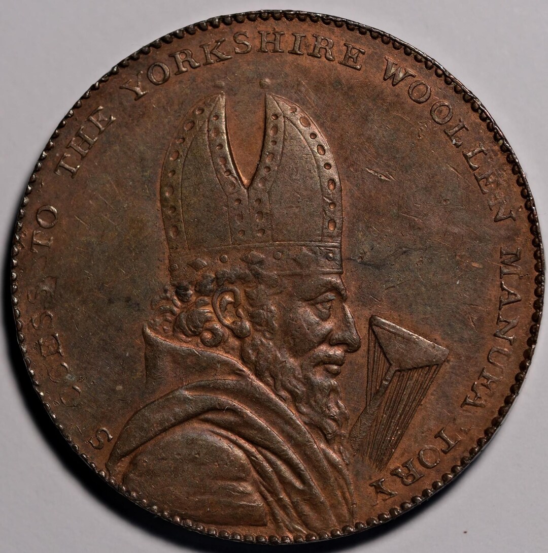 1794 Leeds Yorkshire Half Penny Token - Etsy