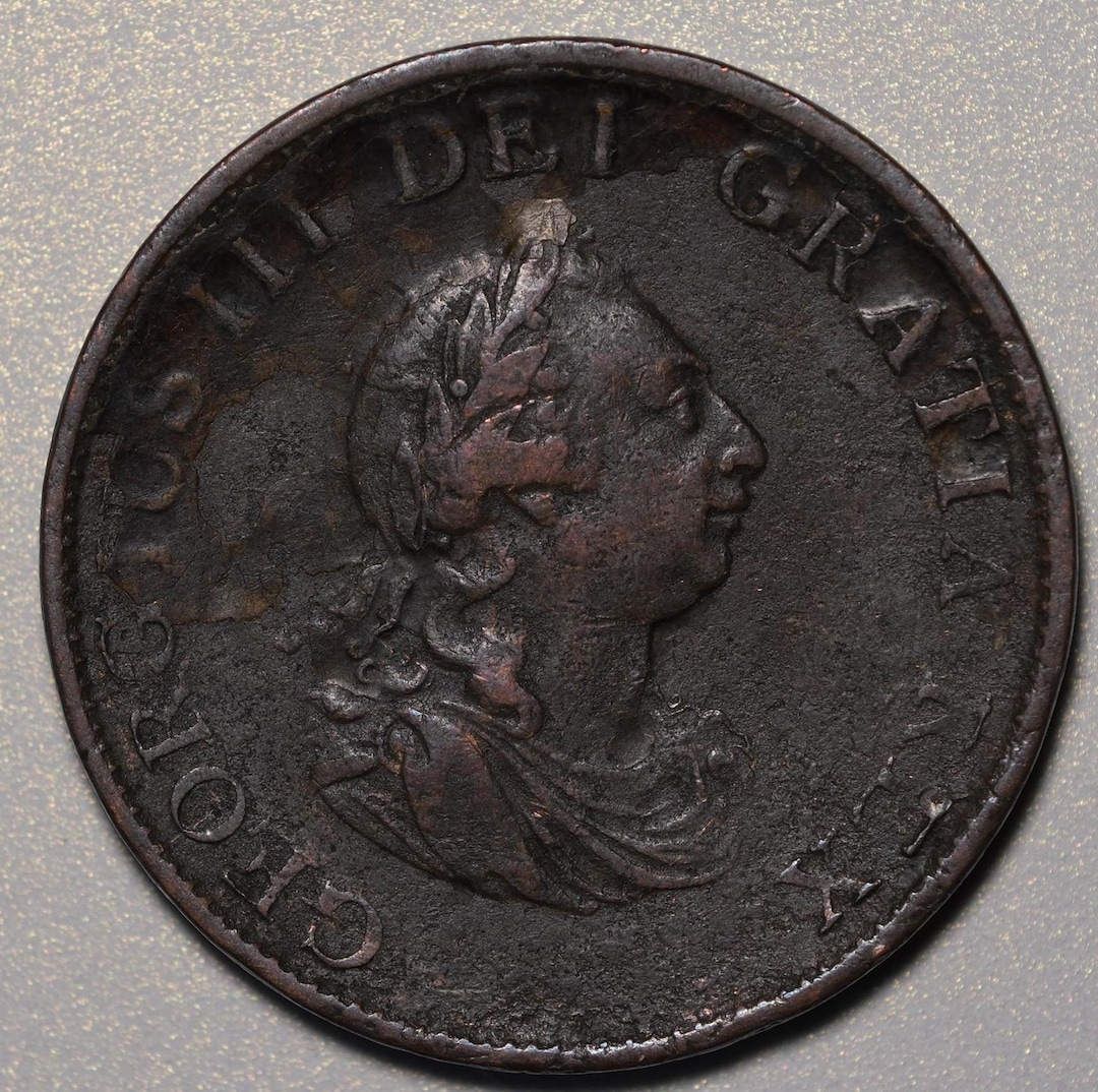 1799 King George III Half Penny Coin Soho Mint - Etsy