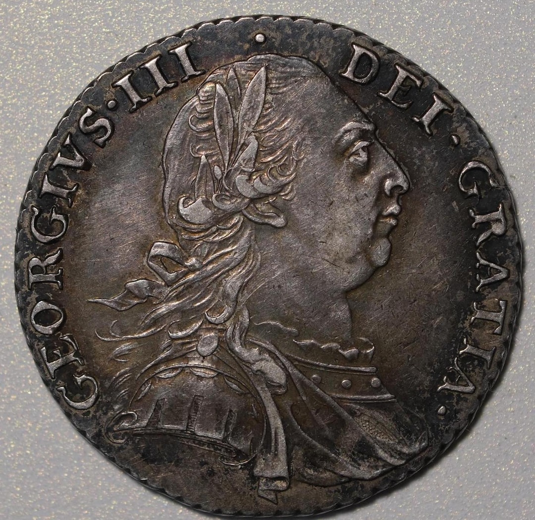 1787 George III Silver Shilling Semee of Hearts - Etsy