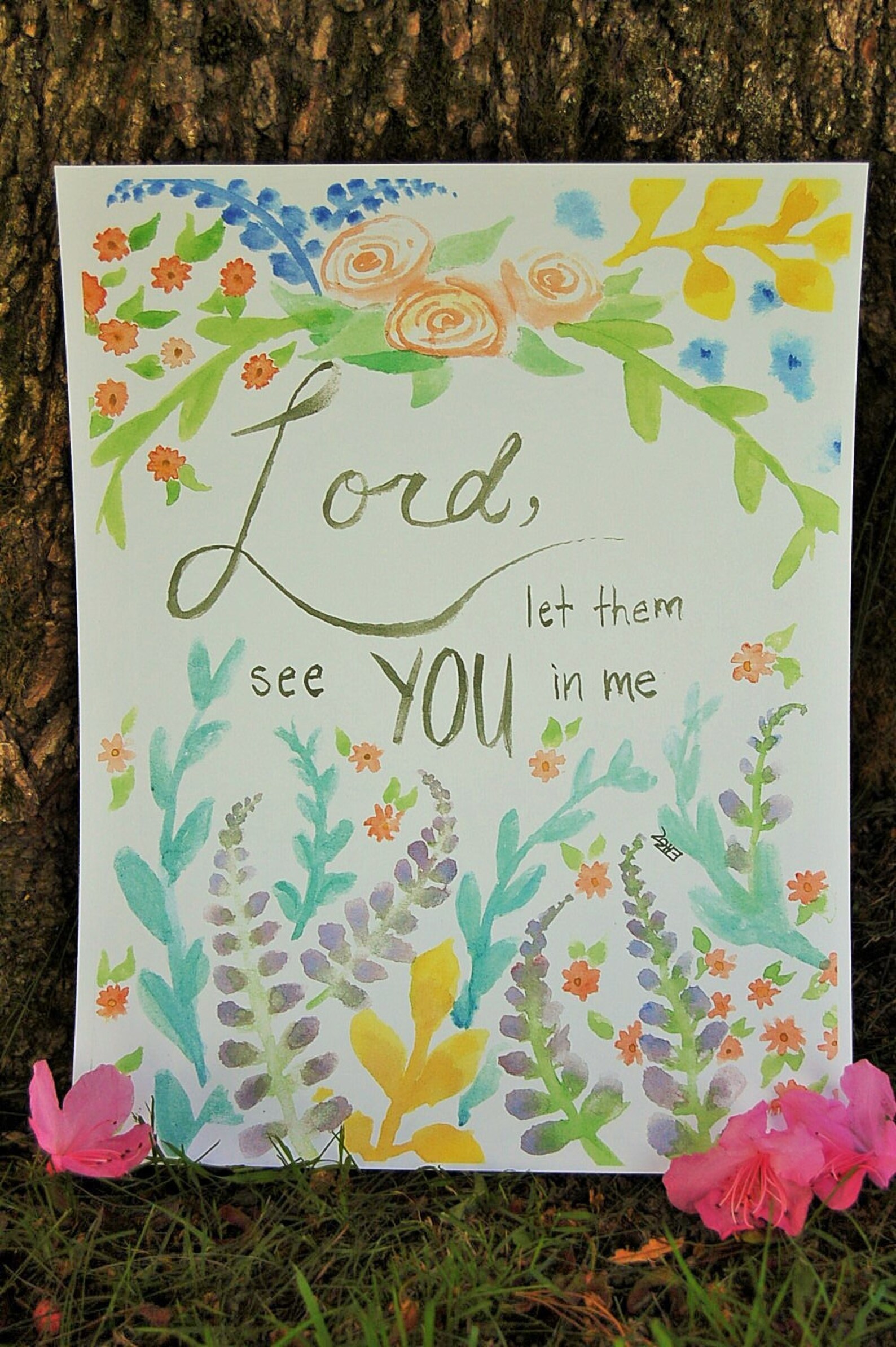Lord, Let Them See You in Me Watercolor Print - Etsy