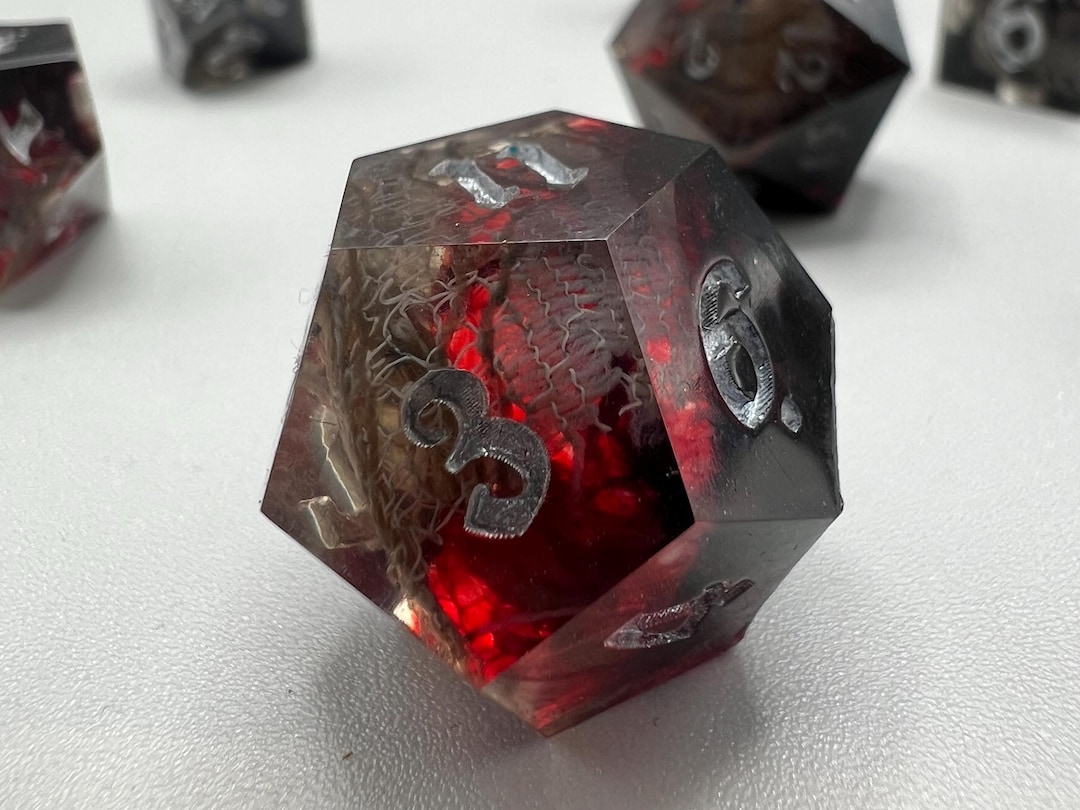 Vampire Masquerade- Handmade Dice Set - Etsy