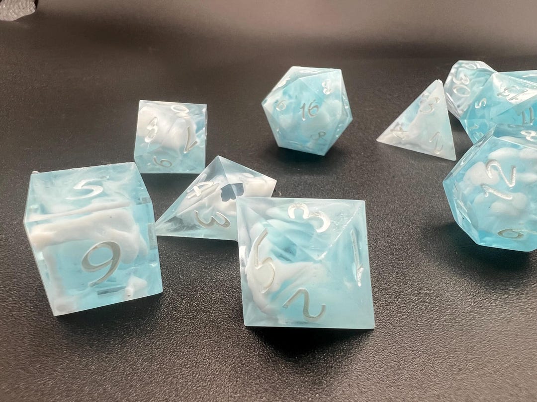 Wind Swept - Handmade Dice Set - Etsy
