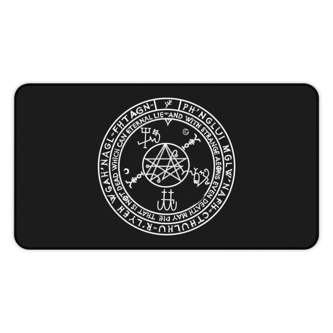 Desk Mat, Esoteric Magick Occult Symbol Hermetic Order Mysticism Goth ...