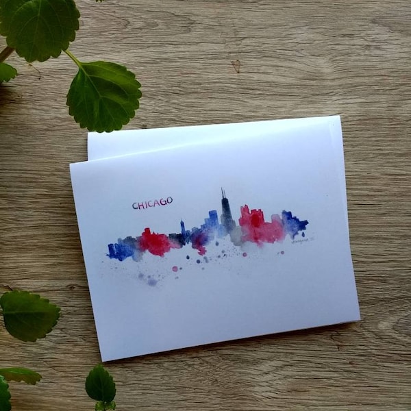 Chicago Card - Etsy