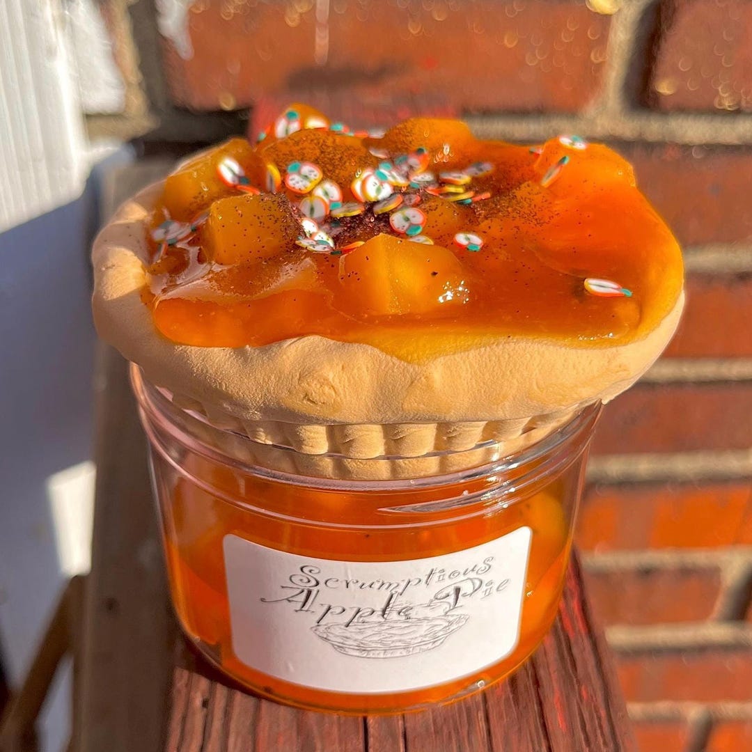 Scrumptious Apple Pie Slime Kit, Butter Slime, Fall Slime, Scented ...